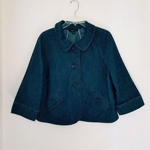 Style & Co. | Jackets & Coats | Style Co Cropped Denim Jacket | Poshmark